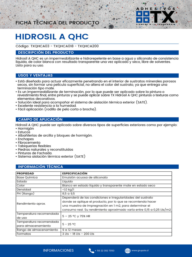 Ficha Tecnica TX EIFS | PDF