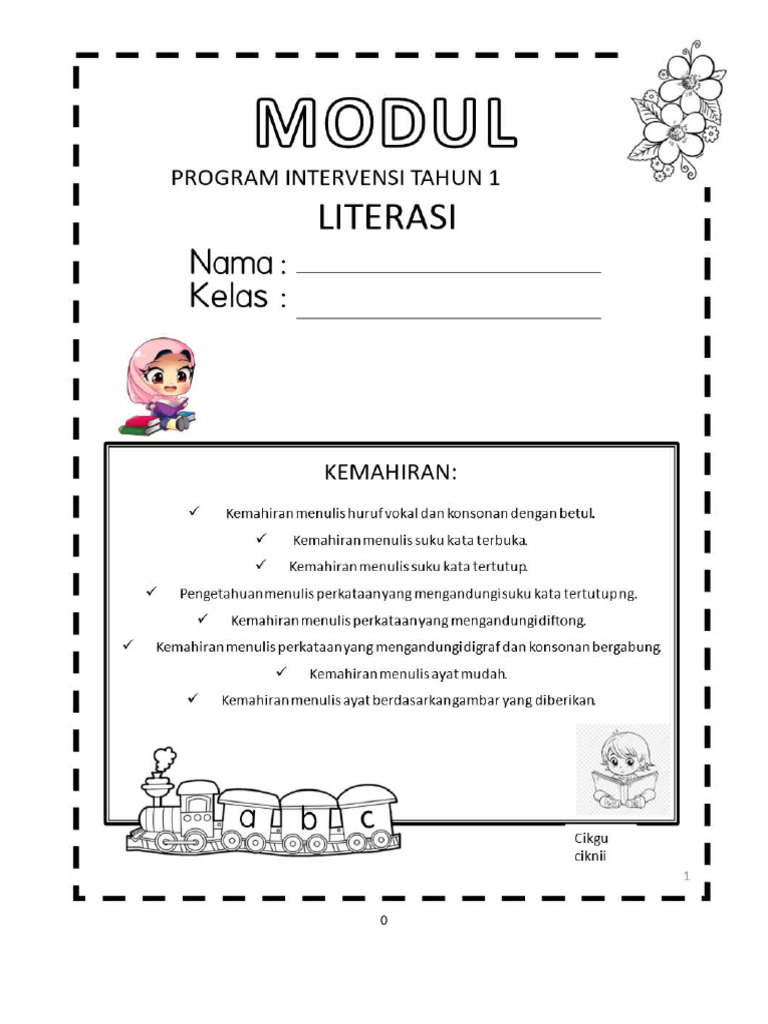 Modul Intervensi Literasi Tahun 1 Pdf