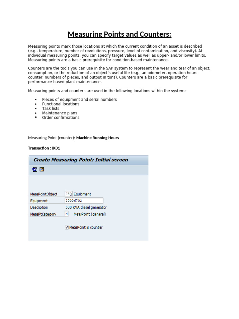 14 Measuring Point | PDF