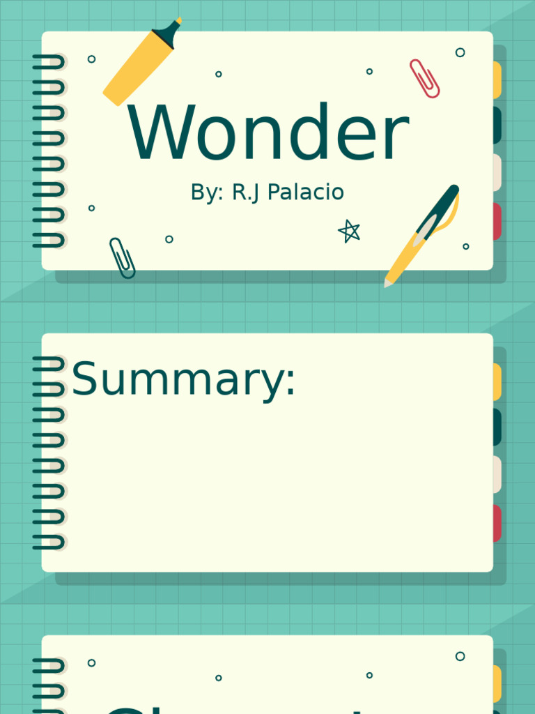 Wonder | PDF
