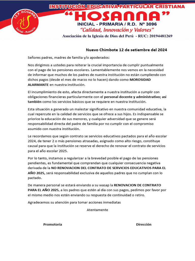 Comunicado 1 | PDF