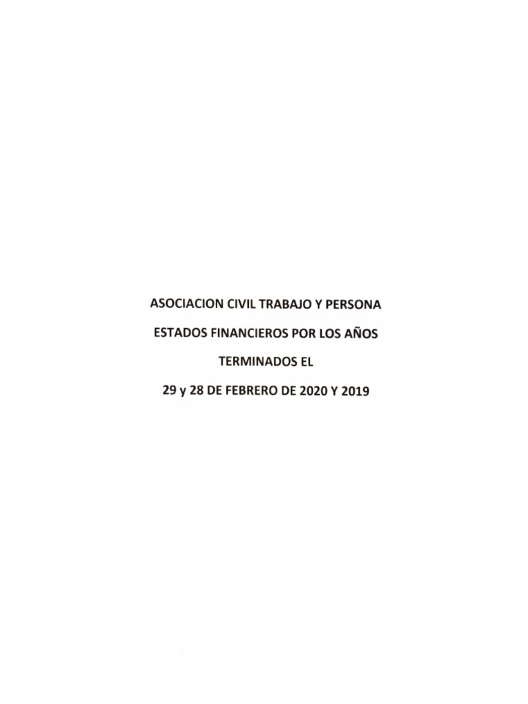 Estados Financieros 2019 | PDF | Estado financiero | Finanzas y dinero