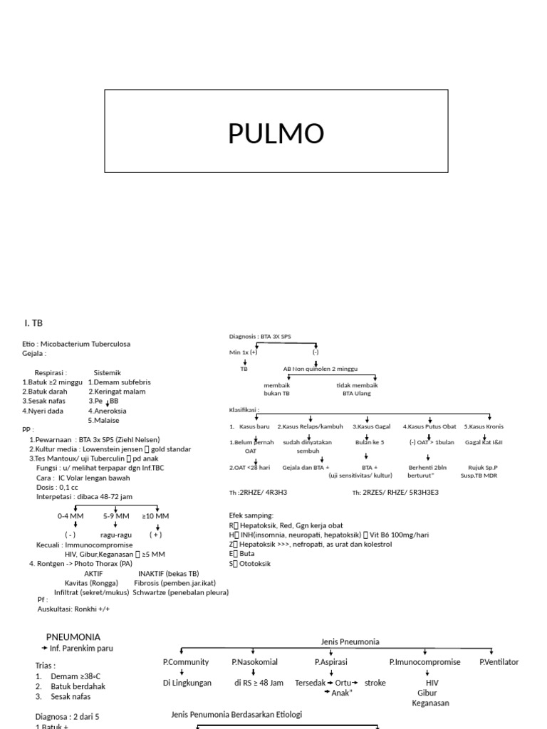 Pulmo | PDF