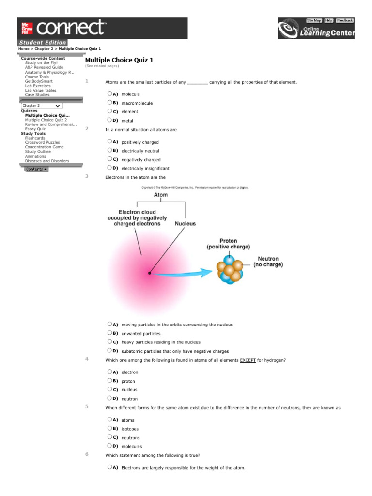Multiple Choice Quiz 1 | PDF