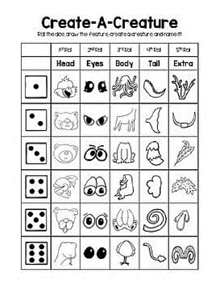 Create A Creature | PDF