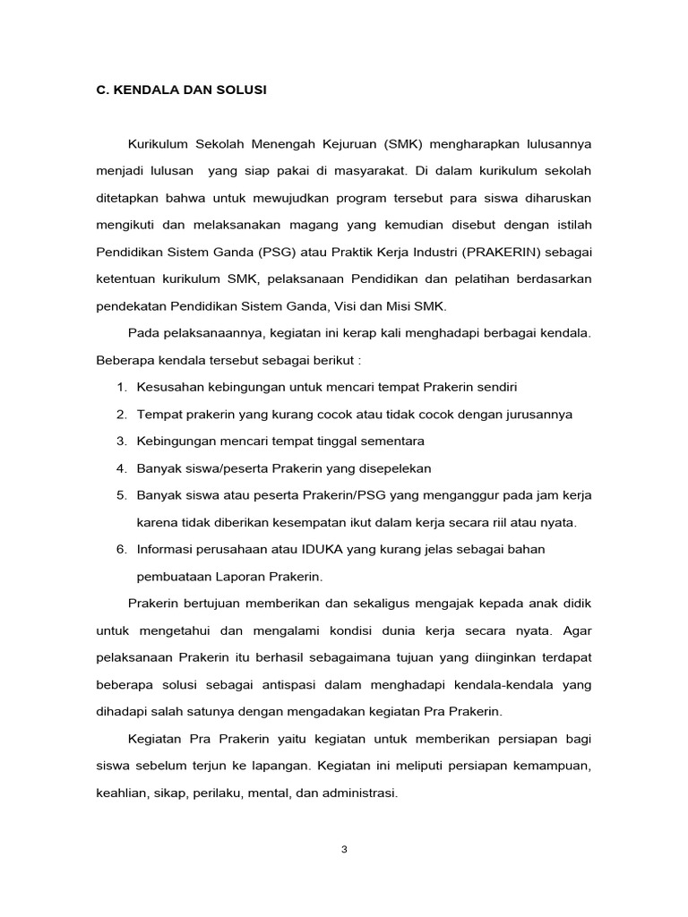 5 Kendala Dan Solusinya | PDF