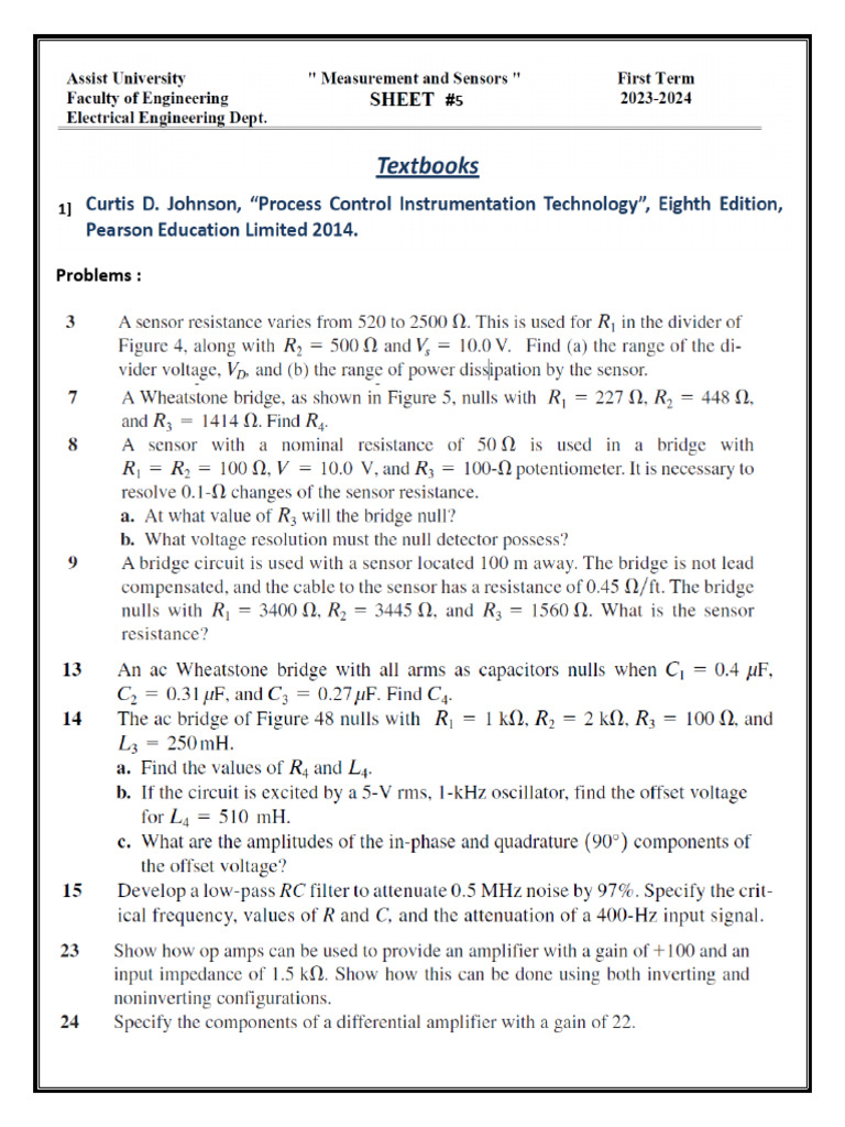 Sheet 5 | PDF