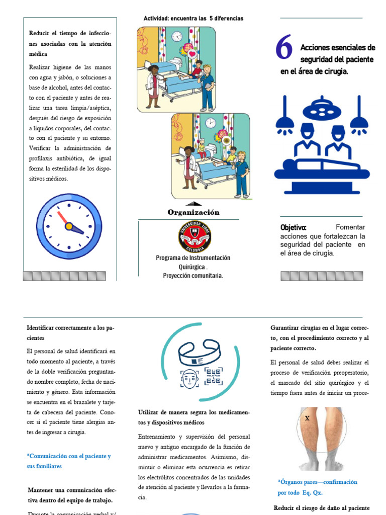 FOLLETO SEGURIDAD DEL PACIENTE | PDF