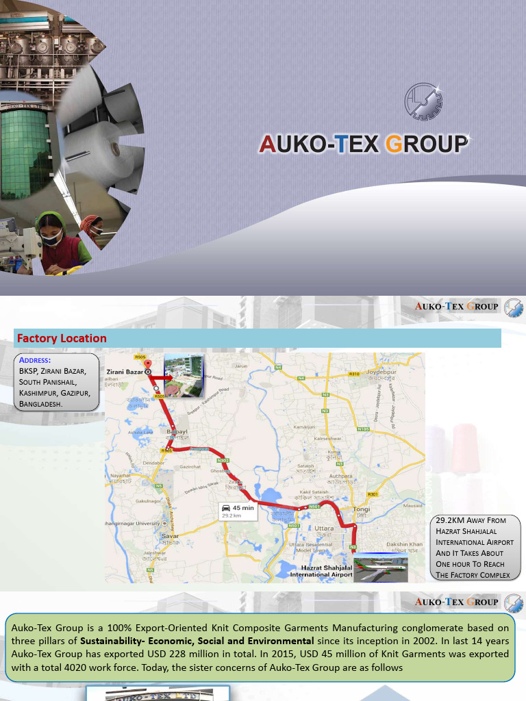 Auko Tex Group Profile Y2016 | PDF | Waste | Occupational Safety And Health