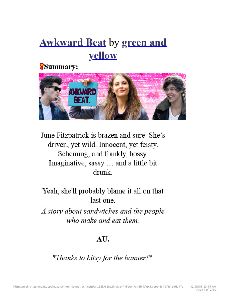 Awkward Beat | PDF
