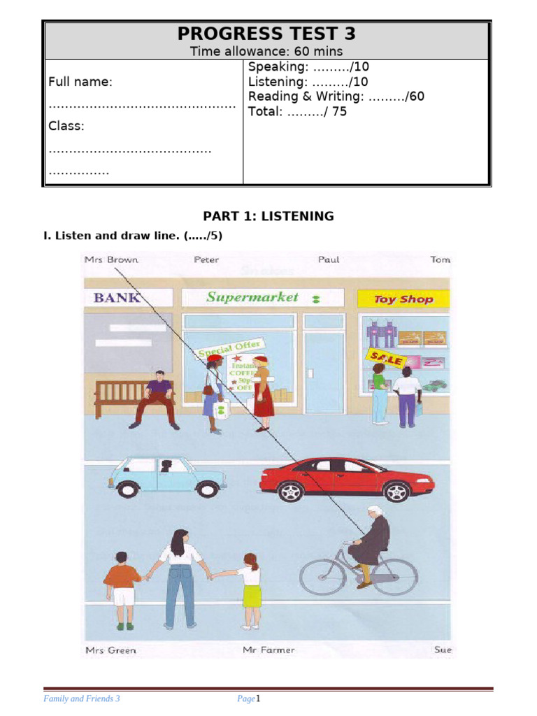 Progress Test 3. Unit 5.6 15 Bản | PDF