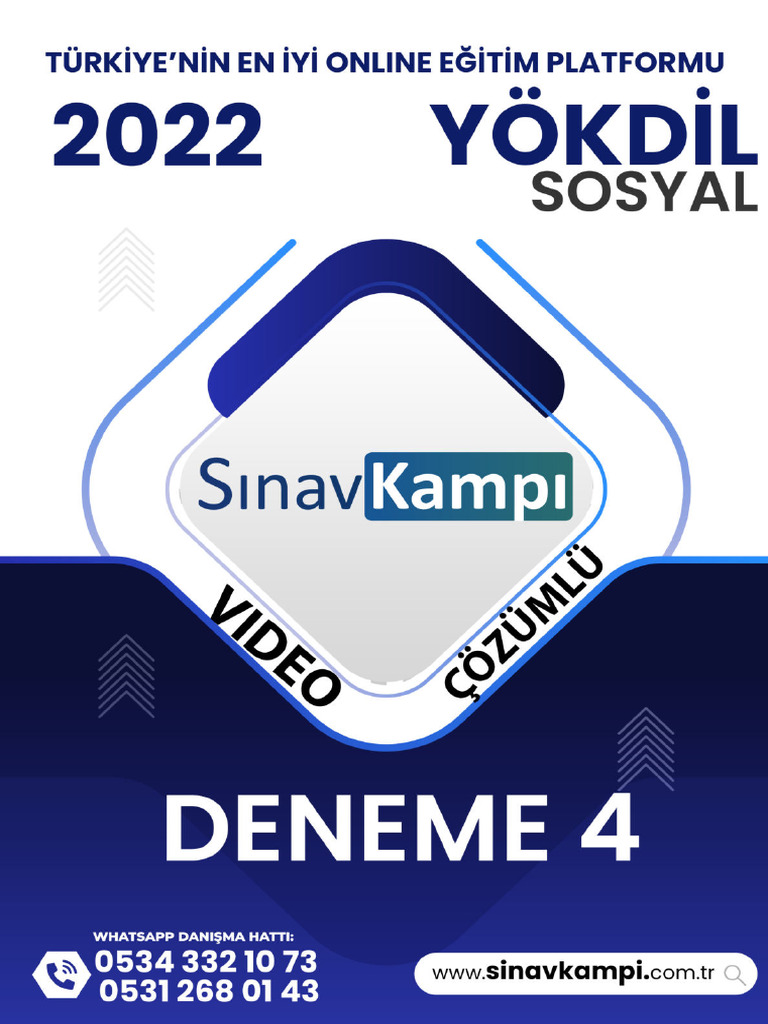 SINAV KAMPI DENEME SOSYAL - 4 PDF | PDF