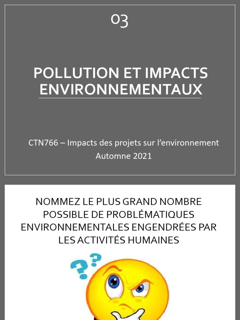 03 Impact Environnementaux | PDF