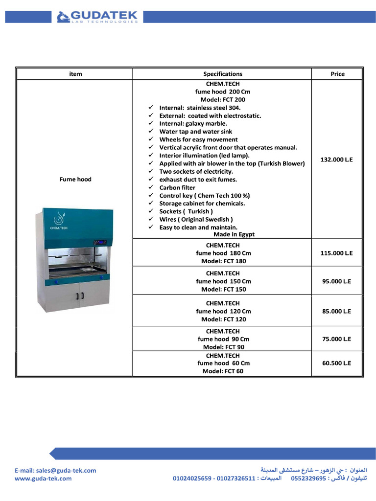 Fume Hood | PDF