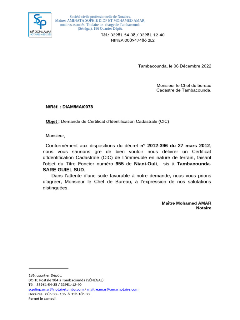 CIC YAYA TAMBA | PDF