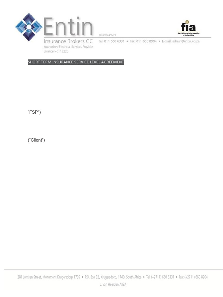 ST Intermediary Services Agreement | PDF