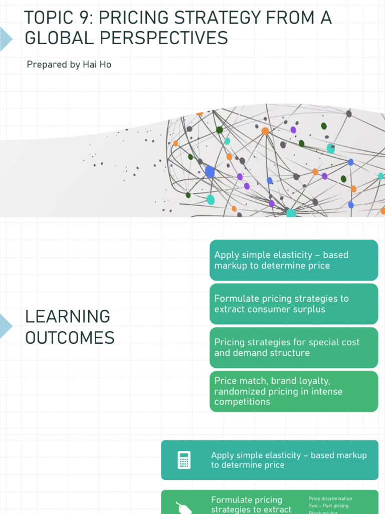 Pricing Strategies in The Global Market | PDF