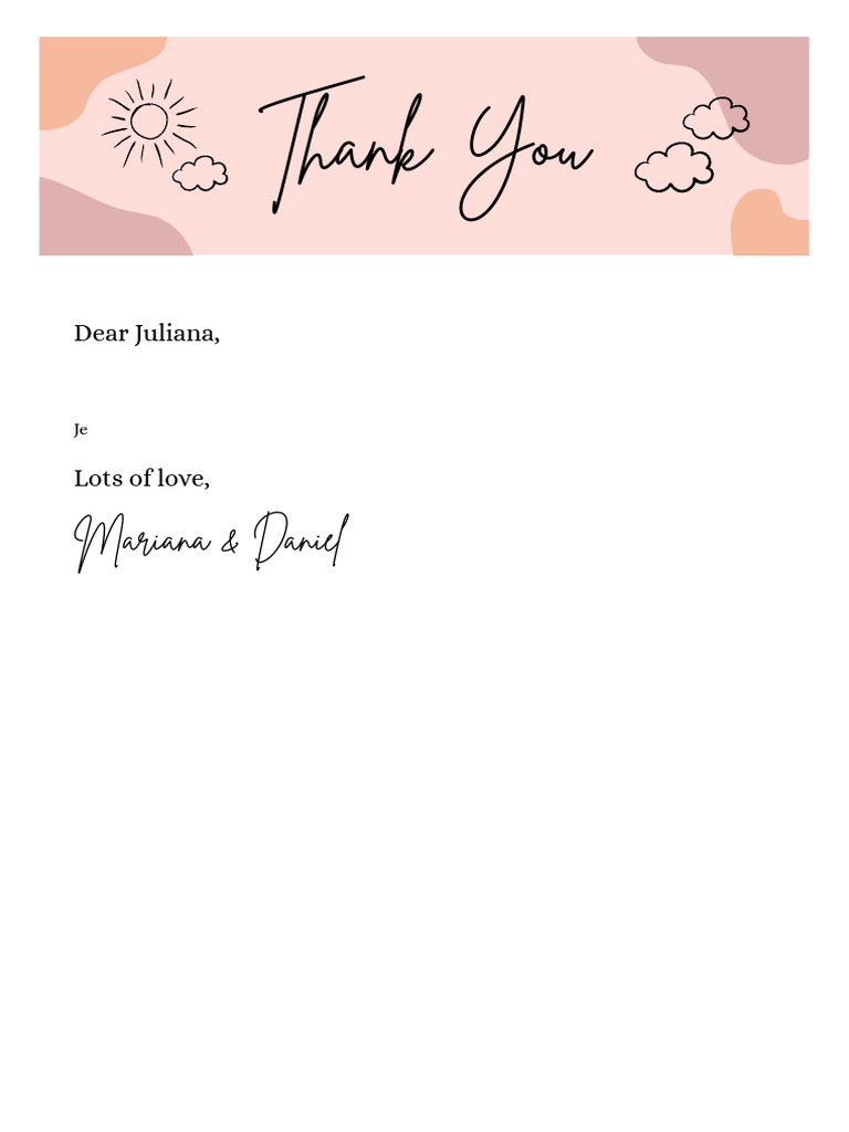 Je Thank You | PDF