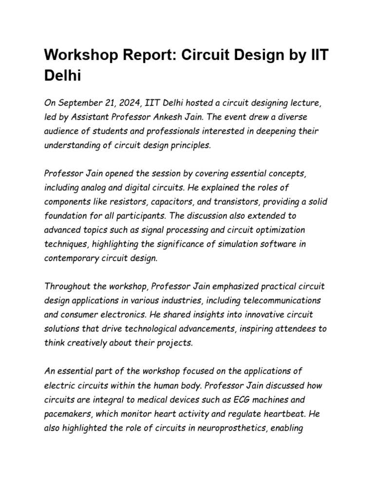 Workshop Report | PDF