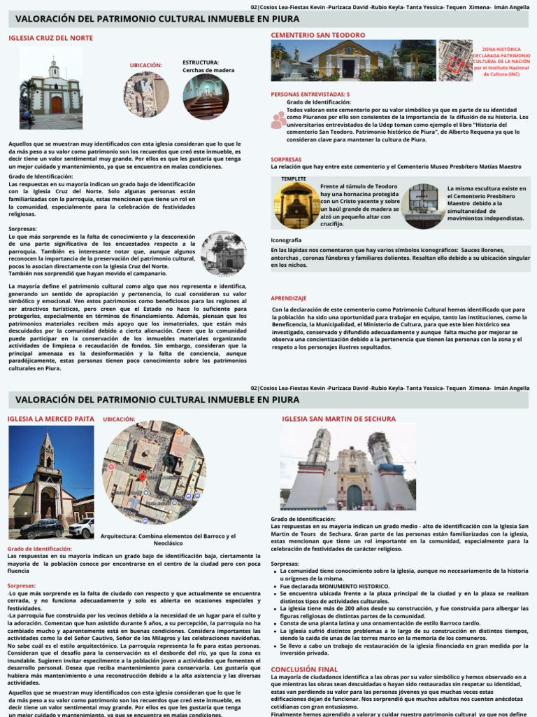 Trabajo 1 - Patrimonio Cultural Inmueble | PDF