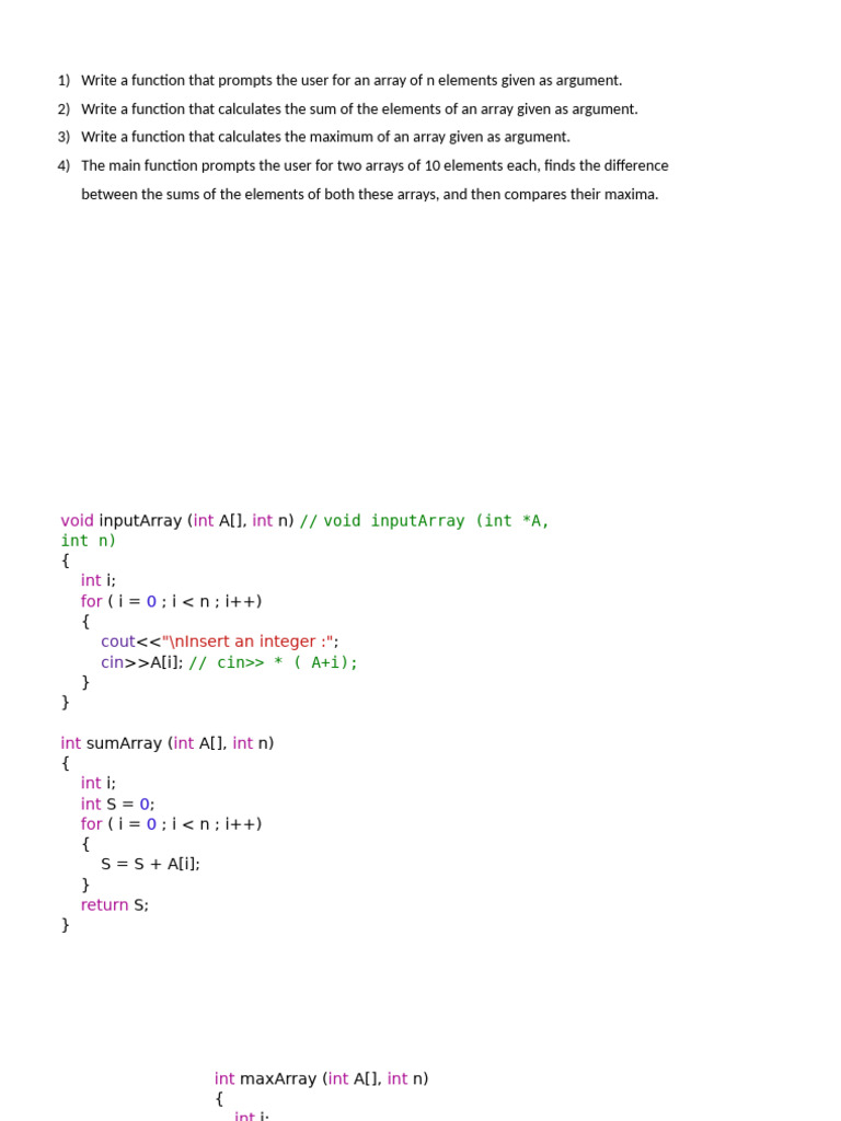 4 - Arrays and Pointers | PDF