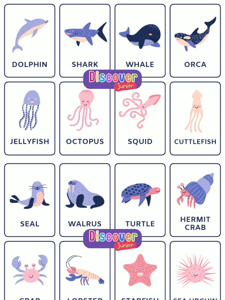Sea Animals | PDF