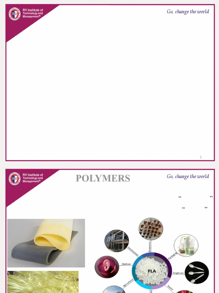 Module 4 - Polymers and Green Fuels | PDF