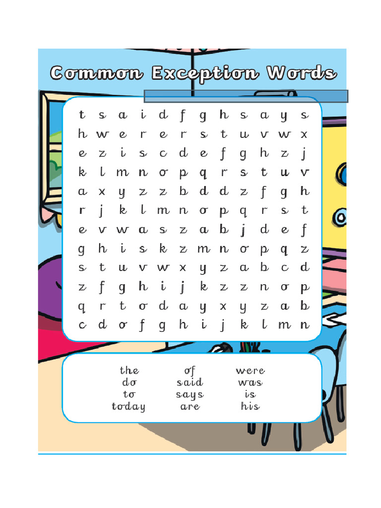 English Wordsearch | PDF