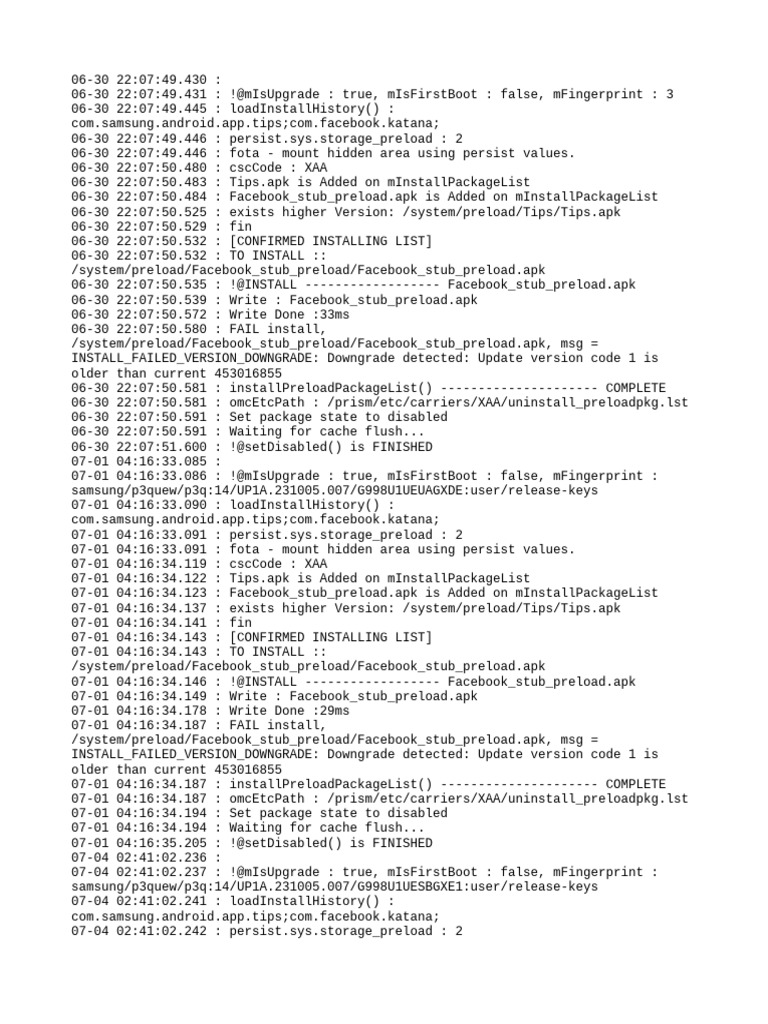 Preload Installer | PDF