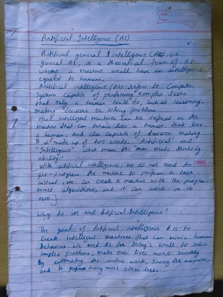 Pai - Notes Part 1 | PDF