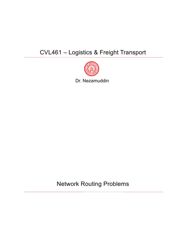 VRP+TSP Slides | PDF