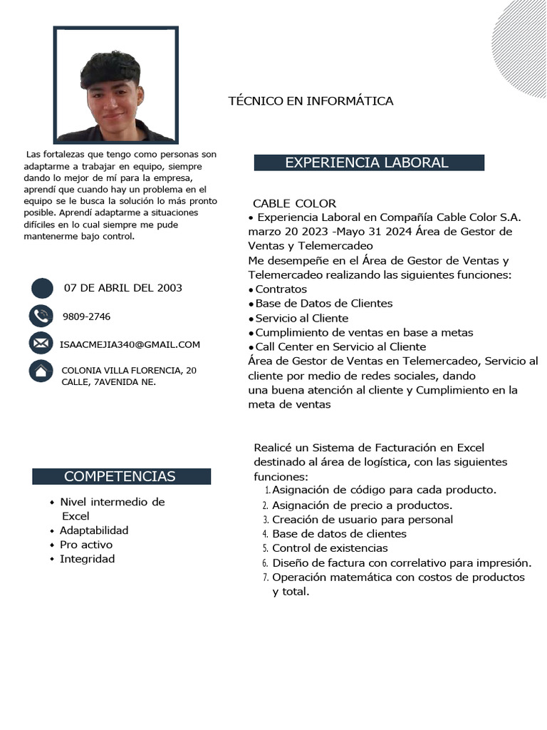 Jorge CV | PDF