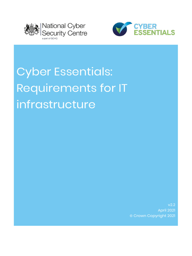 Cyber Essentials Requirements For IT Infrastructure 2 2 | PDF