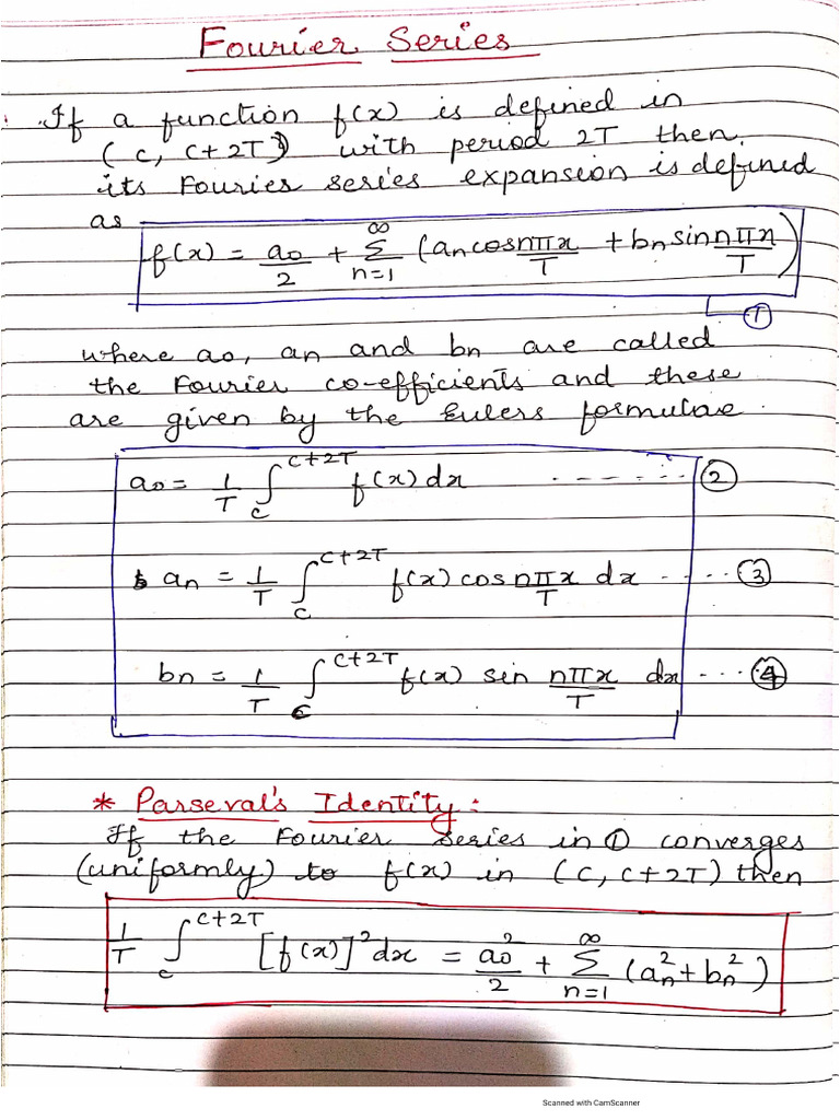 Fourier Series 1 | PDF