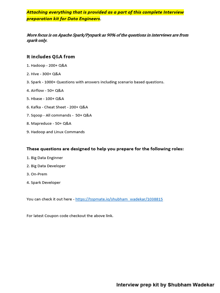 Interview Prep Kit - 241008 - 222226 | PDF