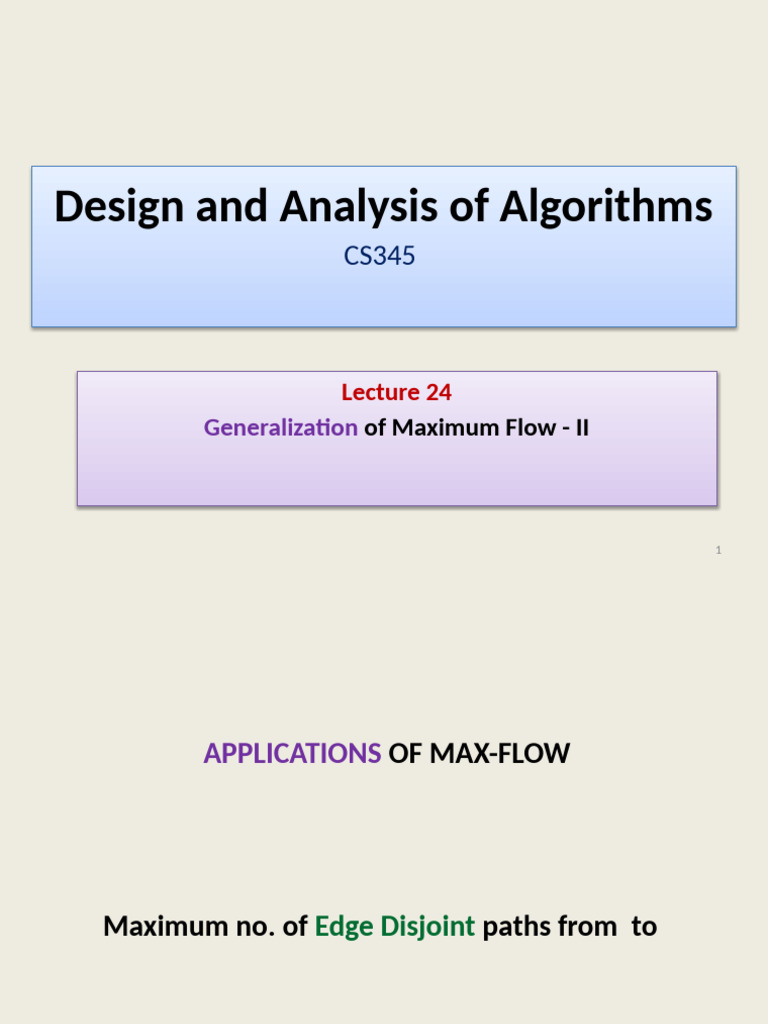 Lec24 CS345 | PDF