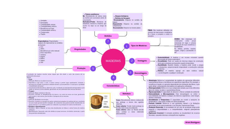 MAPA MENTAL - MCC II - Madeiras | PDF