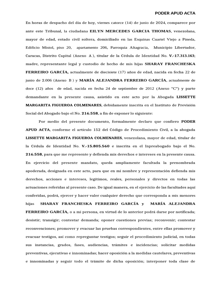 Poder Apud Acta | PDF