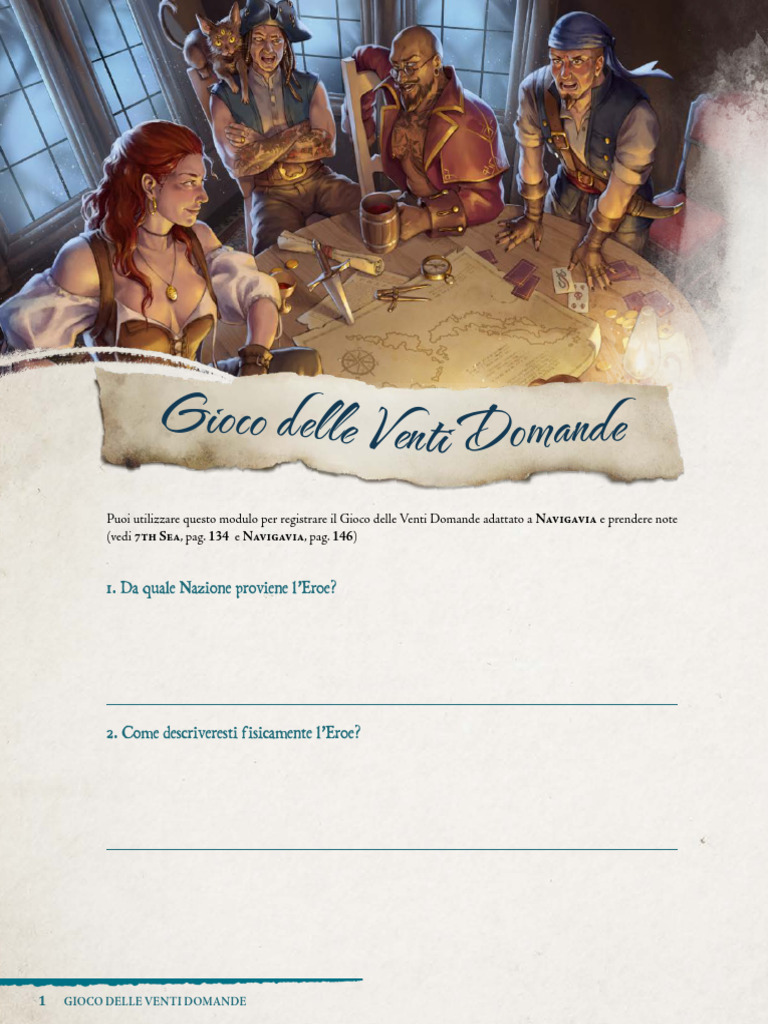 Navigavia Gioco Delle Venti Domande | PDF