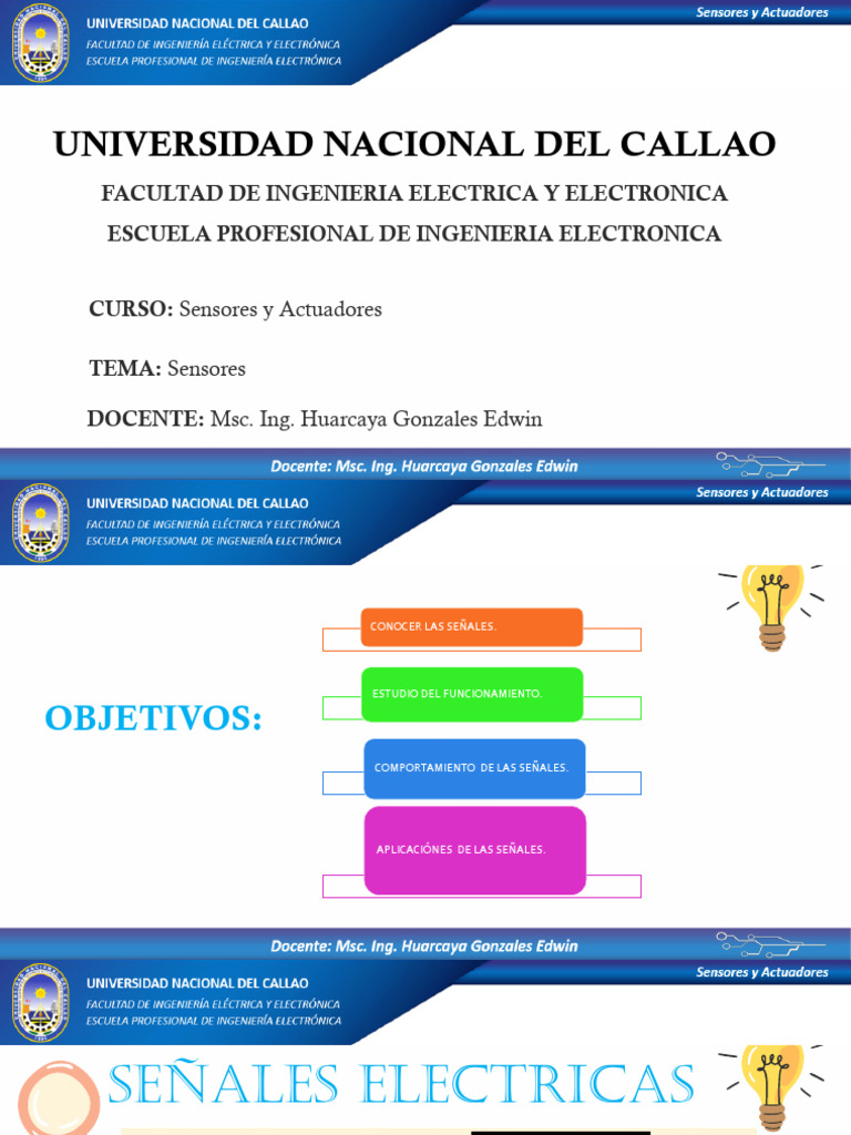 SENSORES - CLASE 01 | PDF