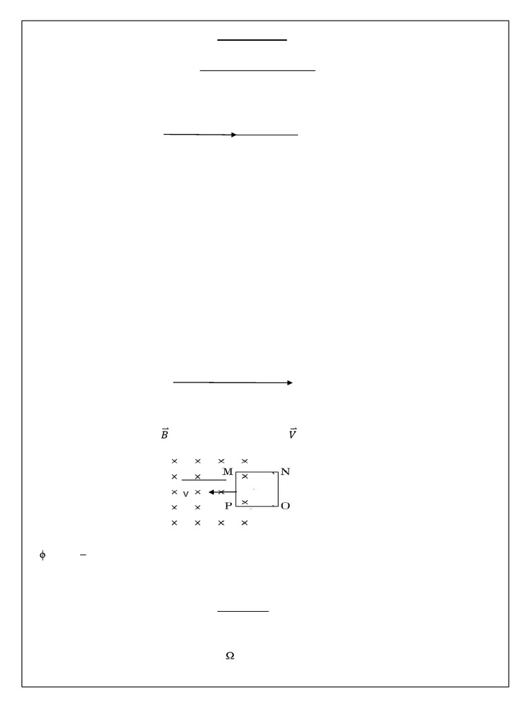 Uday Sir Electromagnetic Induction | PDF