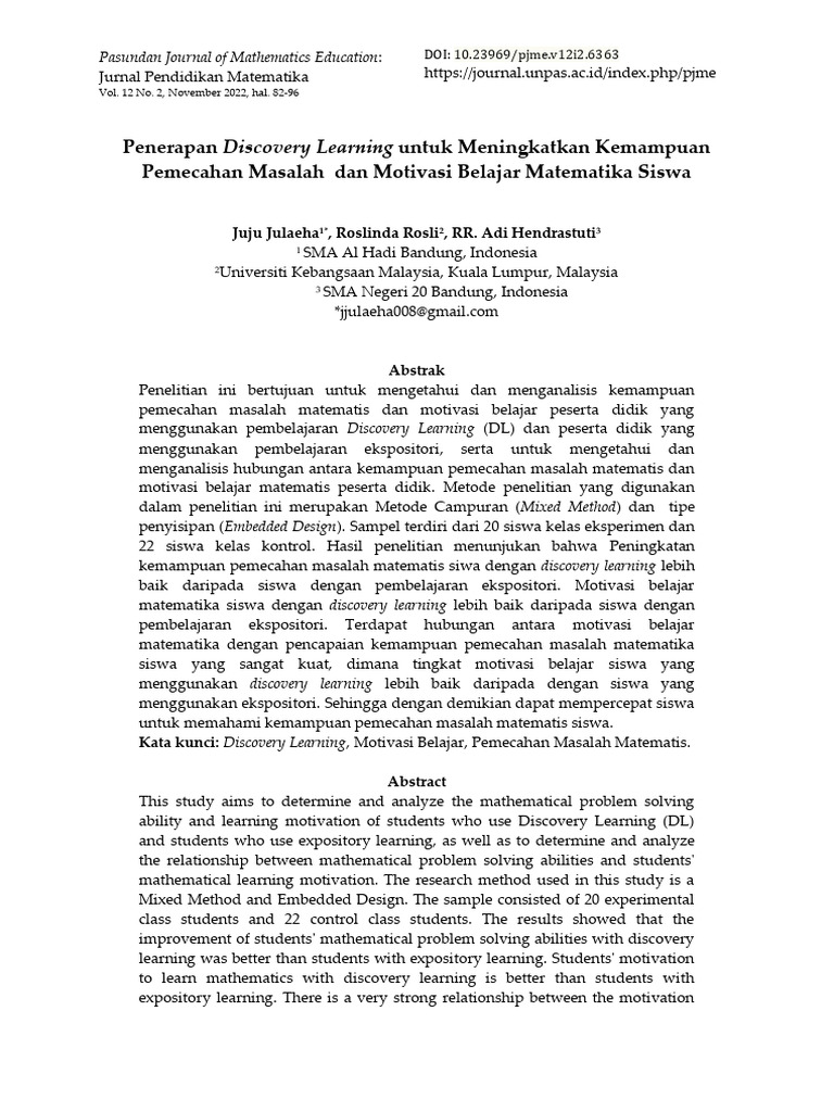 Jurnal DL-KPM - Juju | PDF