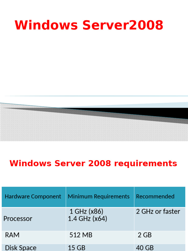 Windows Server2008 | PDF