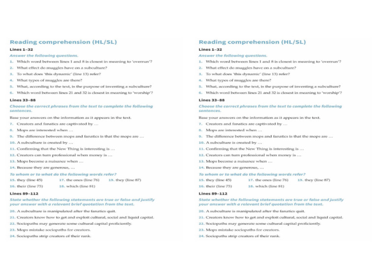 Book Exercise | PDF