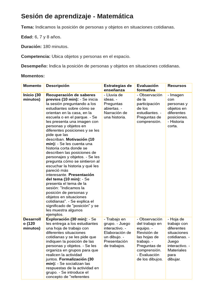 Dia 2 Sesión de Clases Matemática Primero Al Tercero | PDF ...