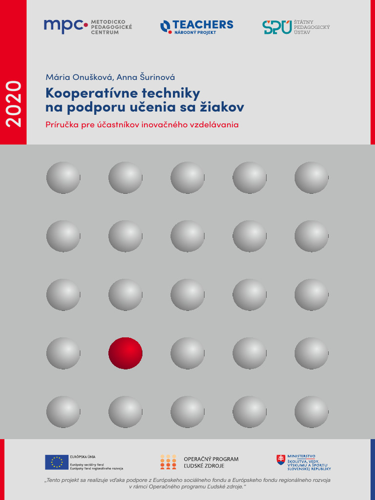 SUZ PpU Kooperativne Techniky Na Podporu Ucenia Sa Ziakov | PDF
