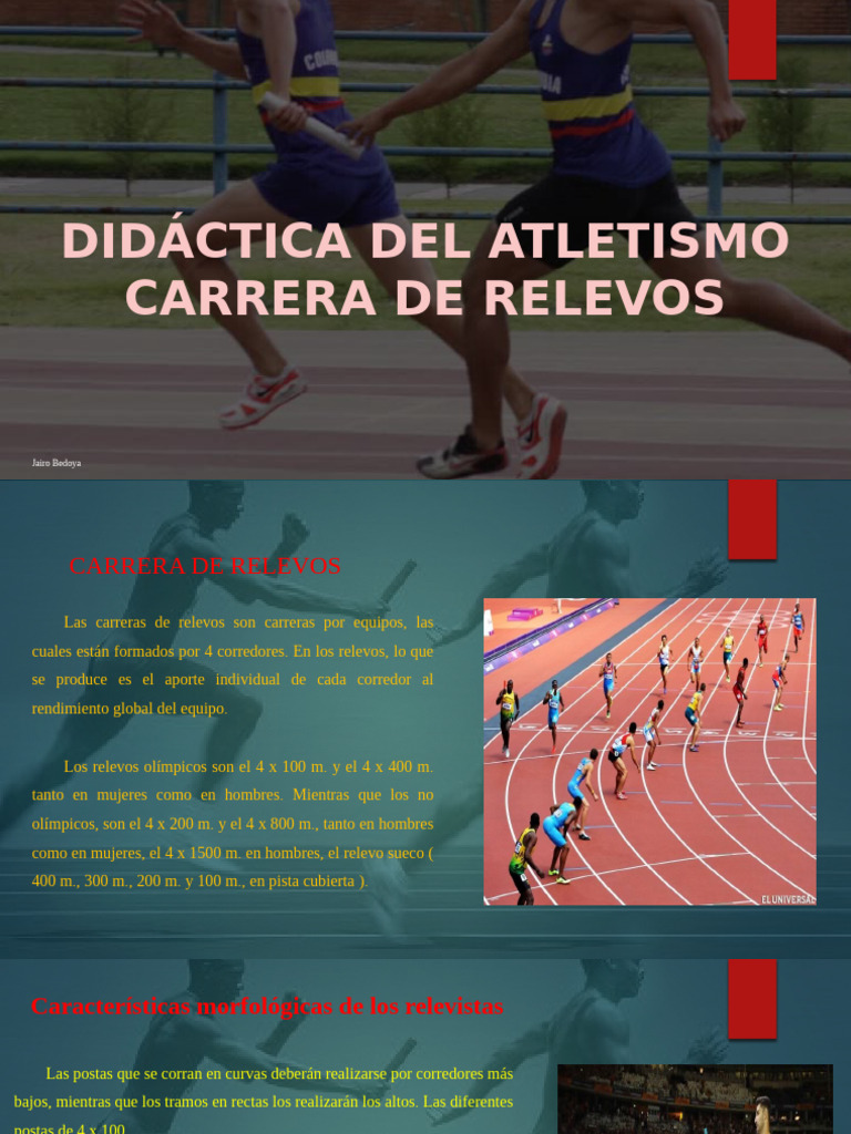 Didáctica de la Carrera de Relevos | PDF | Carreras