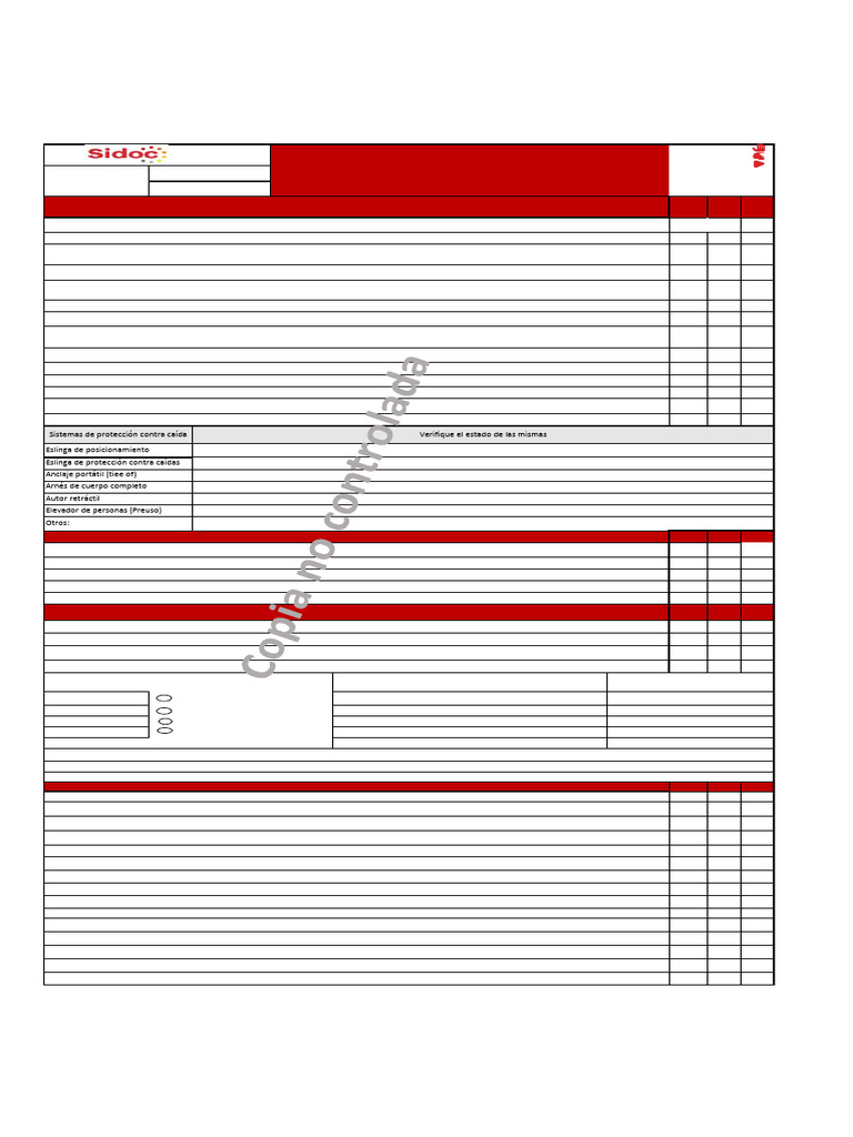 PTR - Permiso para Trabajo Con Riesgo | PDF