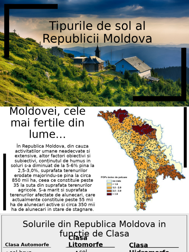 Tipurile de Sol Al Republicii Moldova | PDF