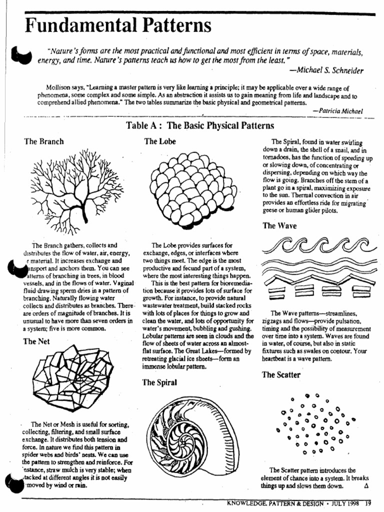 Fundamental Patterns | PDF